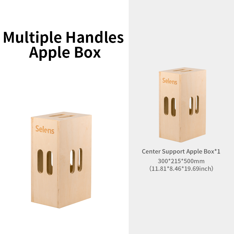 Selens Apple Box Multiple Handles & Center Support Storage Style ...